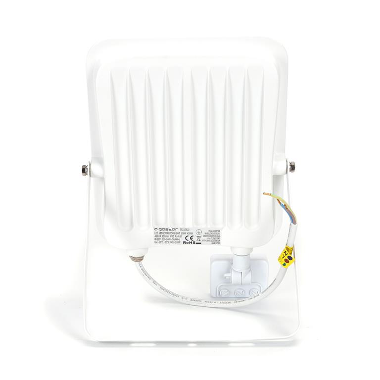 Buitenlamp Wit met IR Bewegingssensor | LED 100W~8900Lm=900W Schijnwerper | daglichtWit 6500K ...
