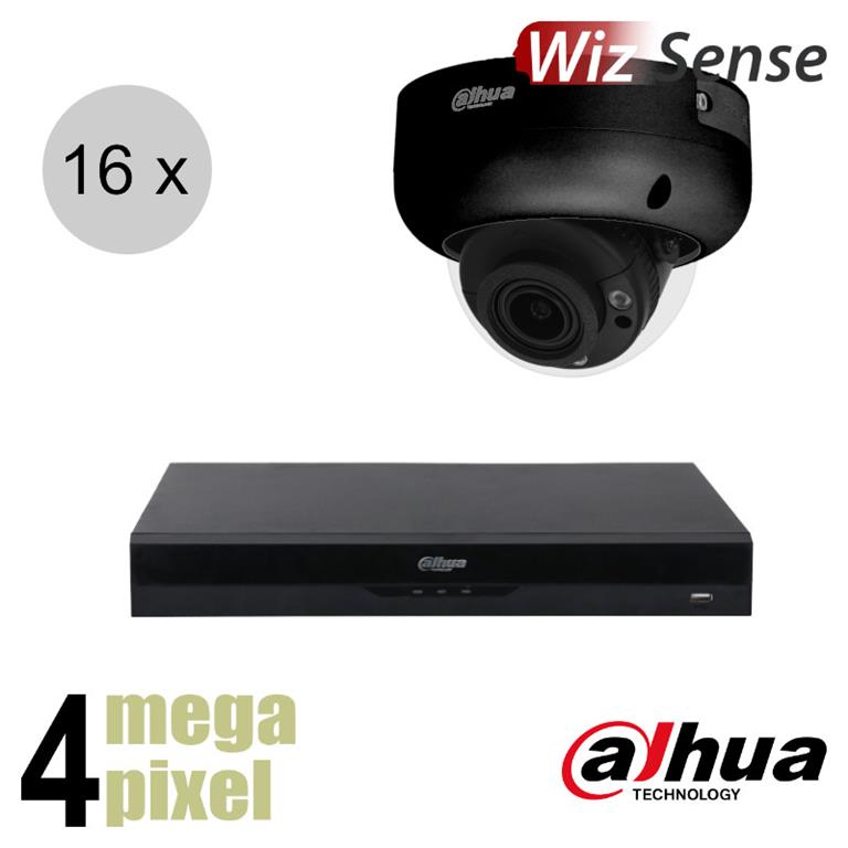 Dahua 4MP IP Cameraset - WizSense - 16 Dome Camera's - Motorzoom ...