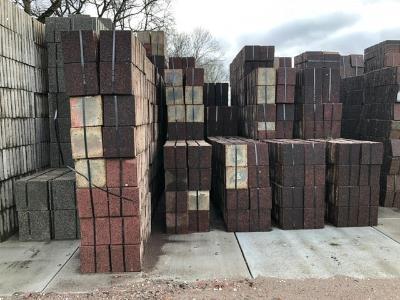19075 275m2 Rood 30x30x7,5/8cm BetonTegels TuinTegels Stoept Kopen ...
