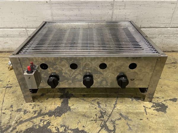 RVS Bakplaat Bbq Grill 65 x 54 Cm Propaan Horeca Kopen | Overige Diversen