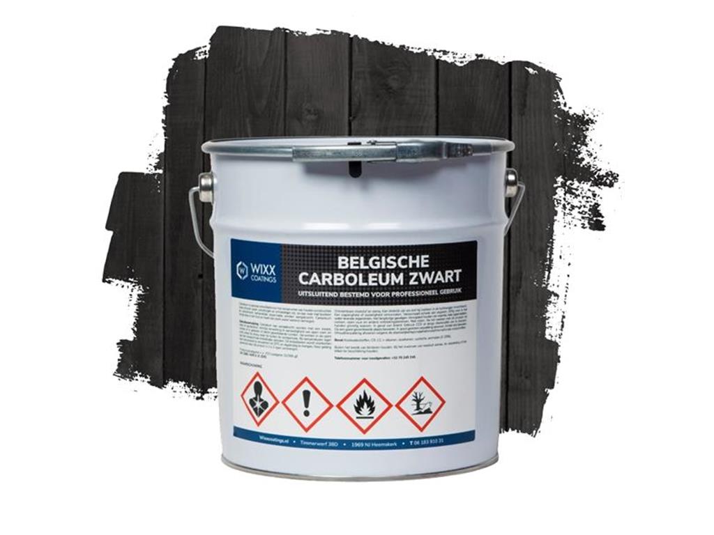 Wixx Belgische Carboleum Zwart (100L) Kopen | Verven en Sierpleisters