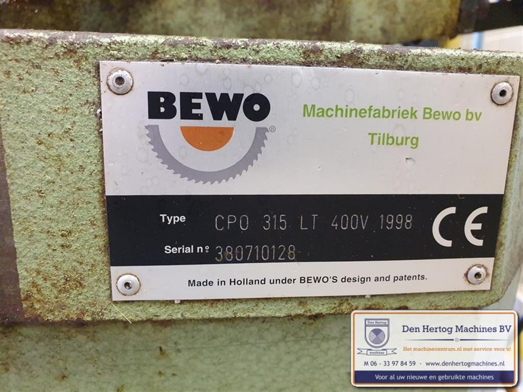 Bewo CPO 315 LT Cirkelzaag met Koeling Afkortzaag Kopen | Zaagmachines