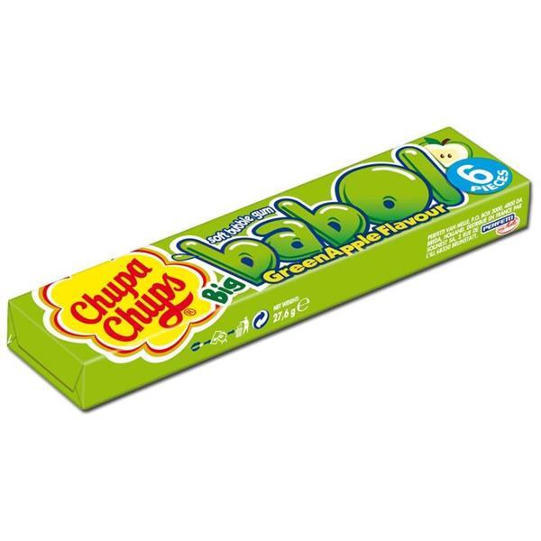 Chupa Chups Big Babol, Green Apple Flavour (27g) Kopen | Overige Diversen