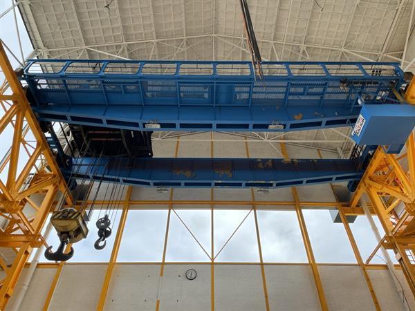 Bovenloopkraan Dubbelligger 120.000+30.000kg NKM-Demag, Gedemonteerd ...