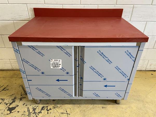 RVS Polyethylene PE WerkKast Kast Snijtafel 2 Klapdeuren 110 KoPen ...
