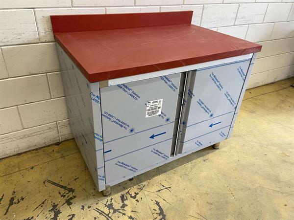 RVS Polyethylene PE WerkKast Kast Snijtafel 2 Klapdeuren 110 KoPen ...