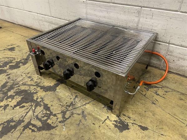 RVS Bakplaat Bbq Grill 65 x 54 Cm Propaan Horeca Kopen | Overige Diversen