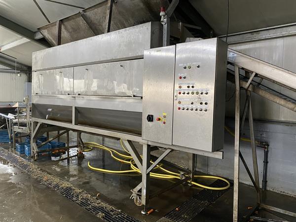 RVS Trommelwasser Borstelmachine Wortel Aardappel Kopen | Tuinbouw