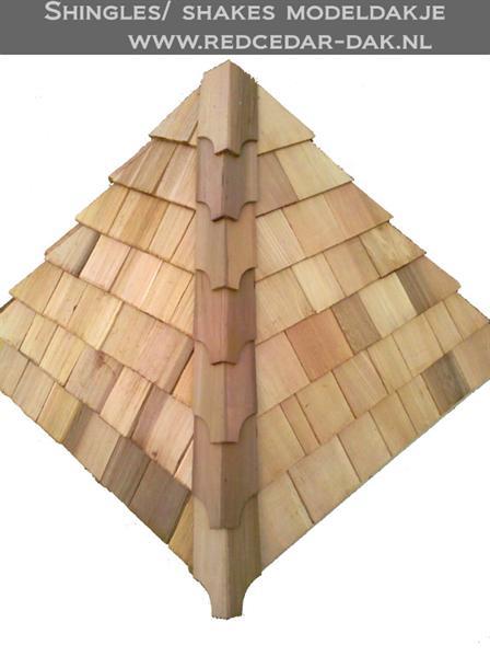 Houten Dakshingles Red Cedar Hout Kopen | Dakpannen